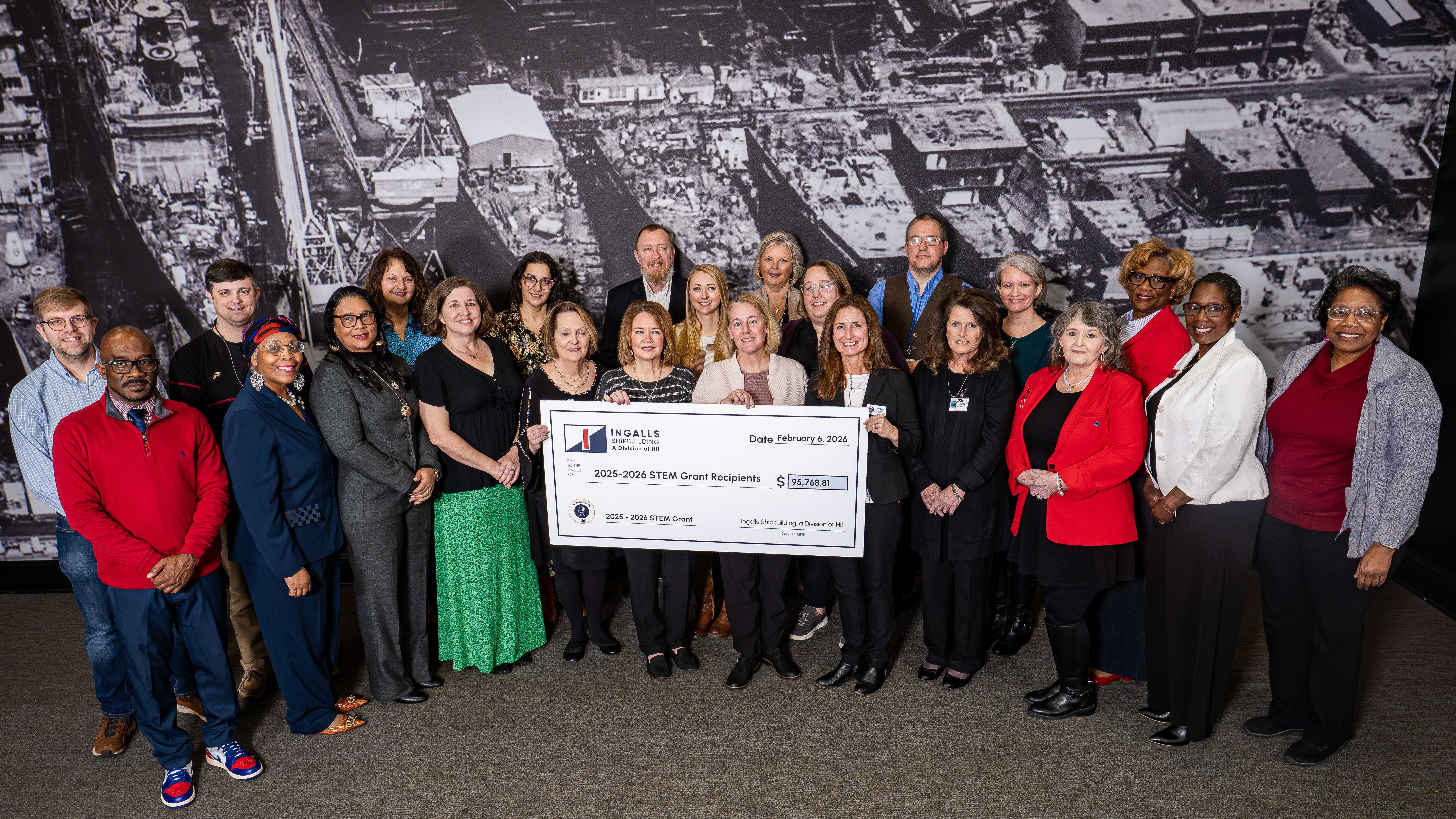 HII’s Ingalls Shipbuilding Awards $95,700 in STEM Grants | HII Newsroom