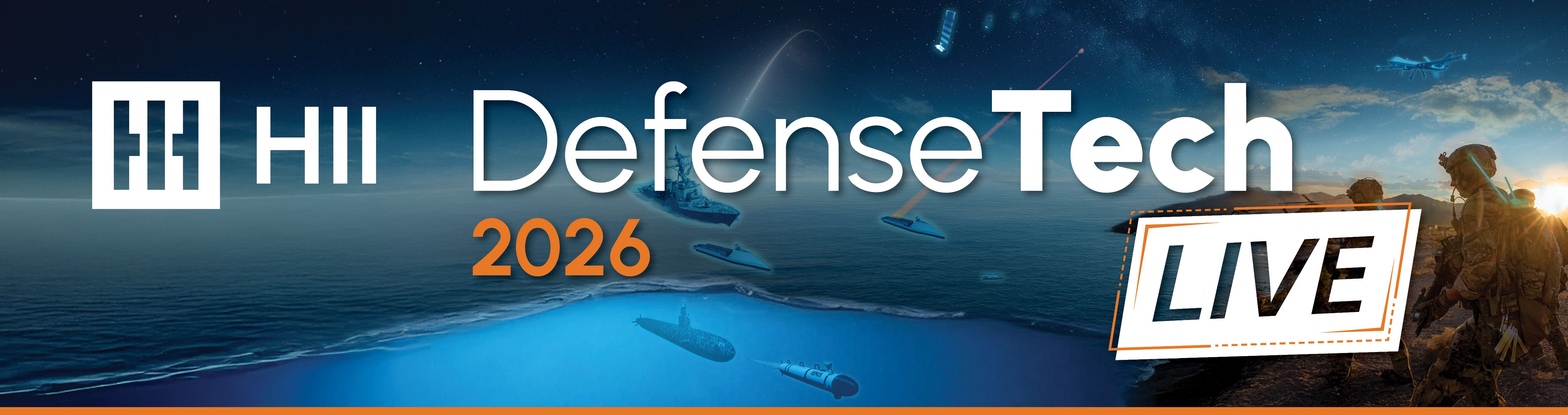 HII DefenseTech LIVE 2026 | HII Events